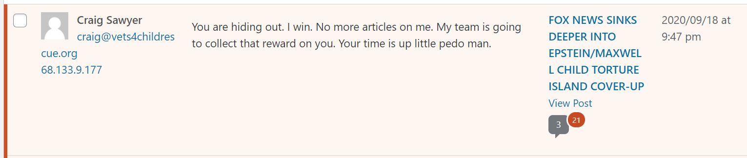 ATTENTION TENNESSEE BUREAU OF INVESTIGATION: ARREST CRAIG (SAWMAN ...