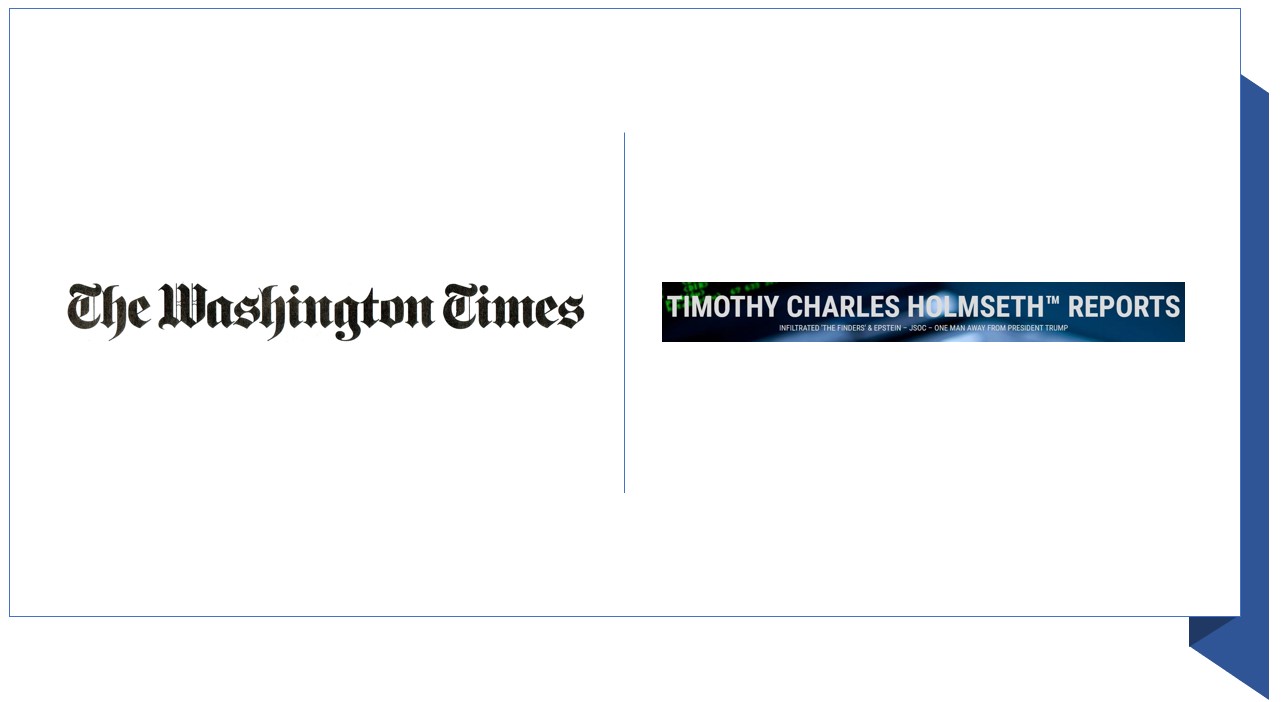 TIMOTHY CHARLES HOLMSETH RESPONDS TO THE WASHINGTON TIMES' REQUEST FOR ...
