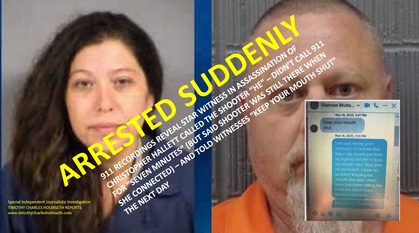 ARRESTED SUDDENLY - 911 RECORDINGS REVEAL STAR WITNESS IN ASSASSINATION ...