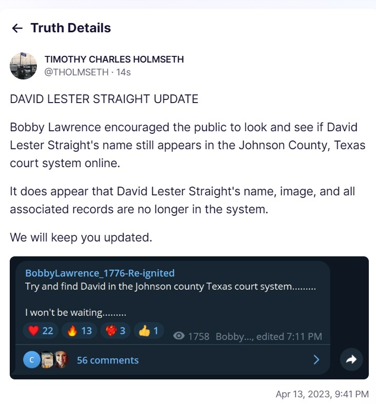 TEXAS MAN WHO CLAIMED KNOWLEDGE OF MASS MURDER OF 300 CHILDREN ARRESTED ...