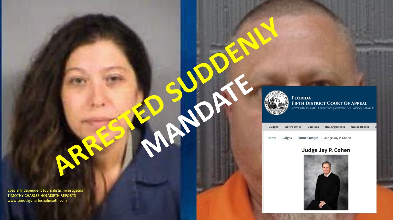 ARRESTED SUDDENLY - CHRISTOPHER HALLETT HAD "MANDATE" FROM JUDGE [FIELD ...