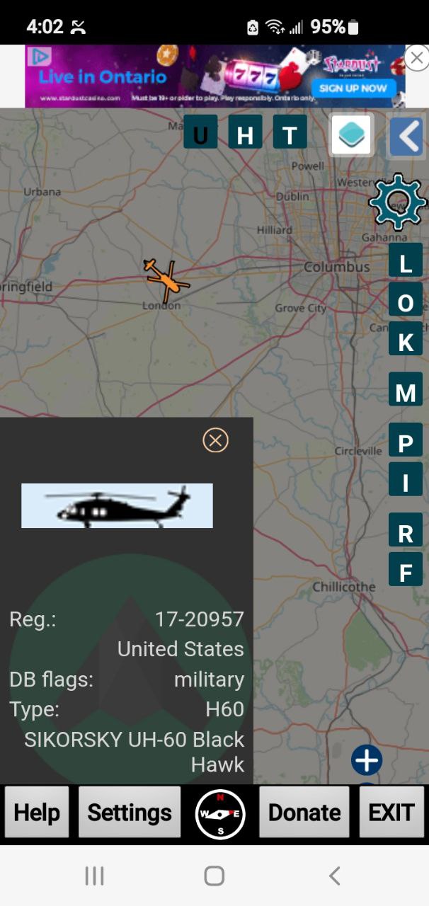 U.S. MILITARY AIRCRAFT CIRCLES CANADIAN AFTER SHE CALLS THE DELPHI ...