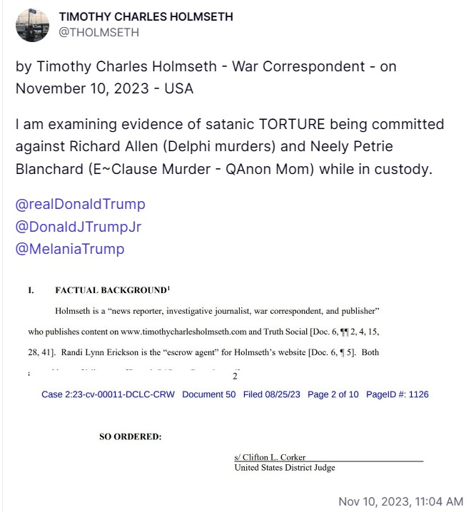DELPHI/QANON MOM UPDATE: TORTURED IN JAIL WITH NO BOND: ATTORNEY JACK ...