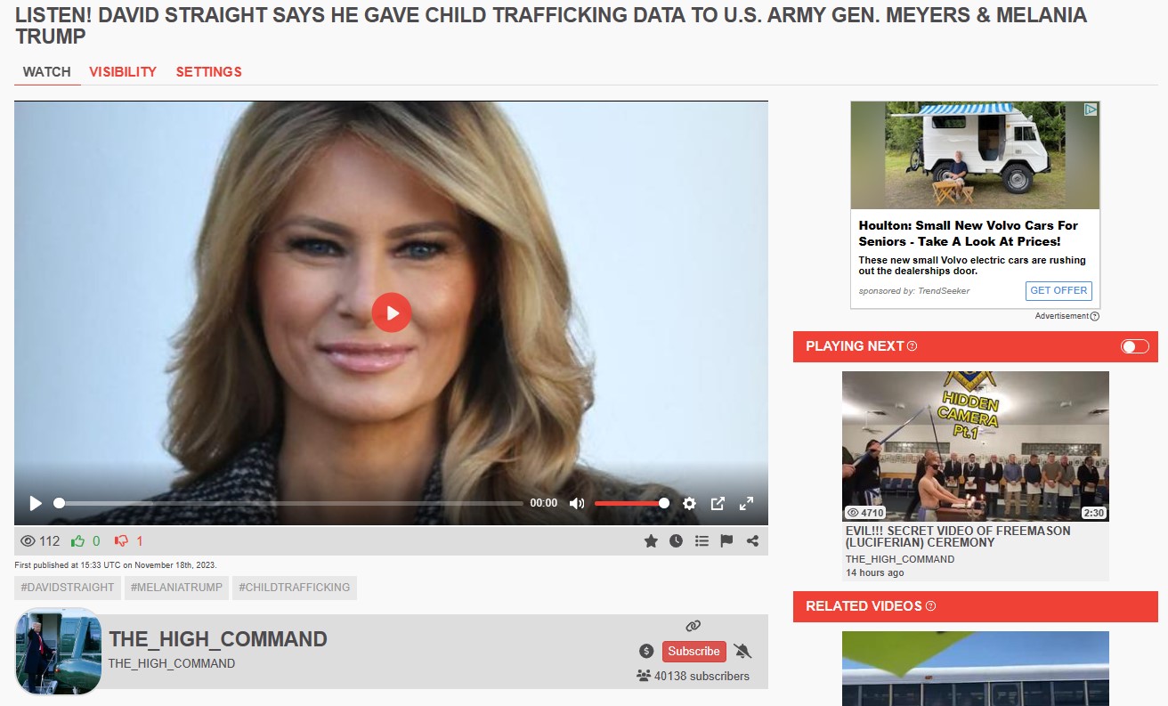 LISTEN! DAVID STRAIGHT SAYS HE GAVE CHILD TRAFFICKING DATA TO U.S. ARMY ...