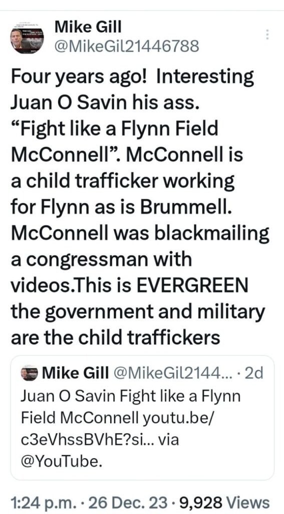 "I COMMUNICATE WITH PRESIDENT TRUMP DAILY" - Field McConnell - TIMOTHY ...