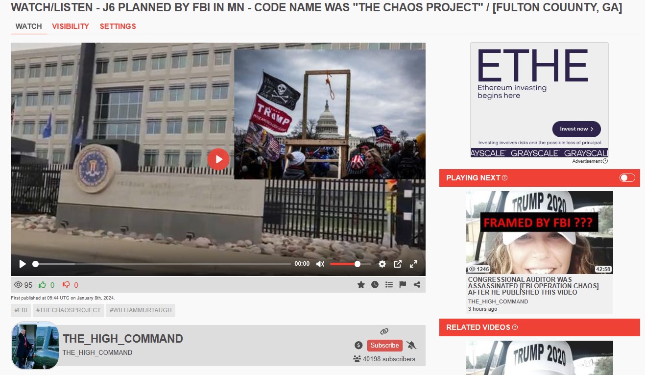 WATCH/LISTEN - J6 PLANNED BY FBI IN MINNEAPOLIS - CODE NAME WAS "THE ...