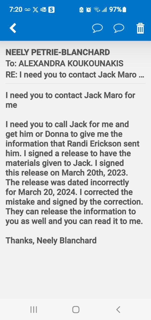 BOTH PROSECUTION and DEFENSE IN NEELY BLANCHARD MURDER TRIAL CONCEALING ...