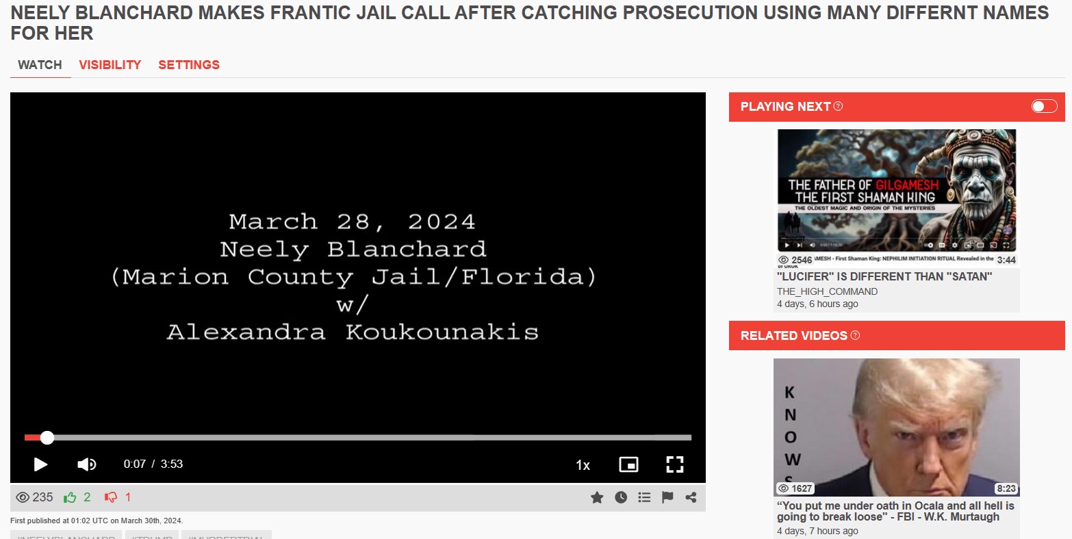 SPECIAL REPORT: "THEY HAVE ME TRAFFICKED UNDER NAMES! THEY'VE GOT ME ...