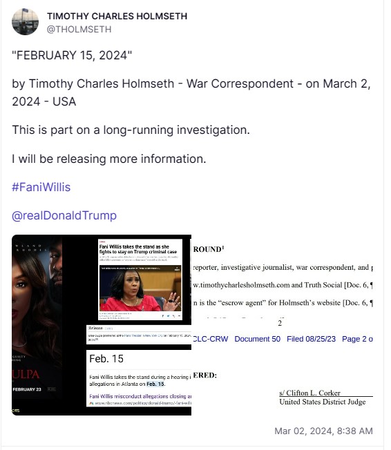 FANI WILLIS and the NETFLIX MOVIE SCRIPT of MEA CULPA - "FEBRUARY 15 ...