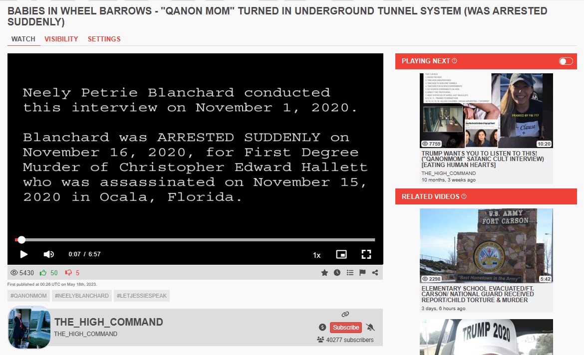 BREAKING NOW! "BABIES IN WHEELBARROWS" INTERVIEW THAT HAD BEEN HIDDEN - NOW TO BE ENTERED AS ...