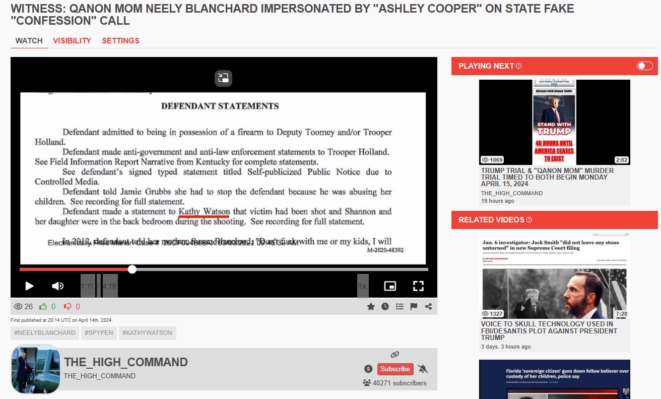 BOMBSHELL! STATE'S WITNESS SAYS THE 'QANON MOM' WAS IMPERSONATED ON A ...