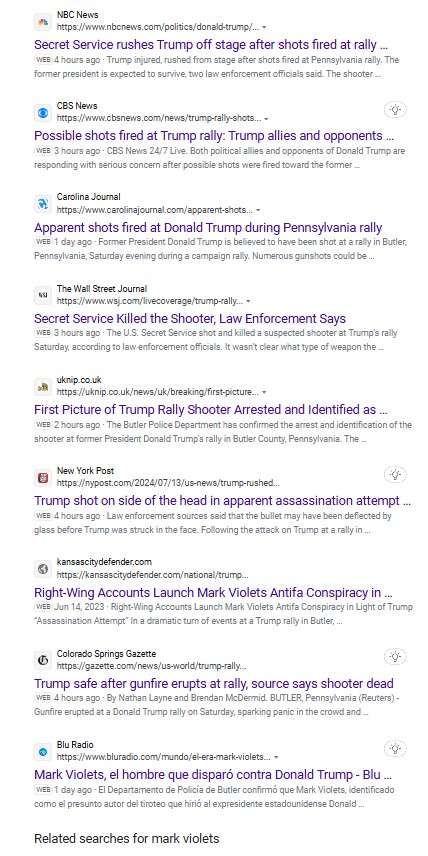 STRANGE: MAINSTREAM NEWS STORIES FULLY POPULATE COMPUTER PAGES WITH ...