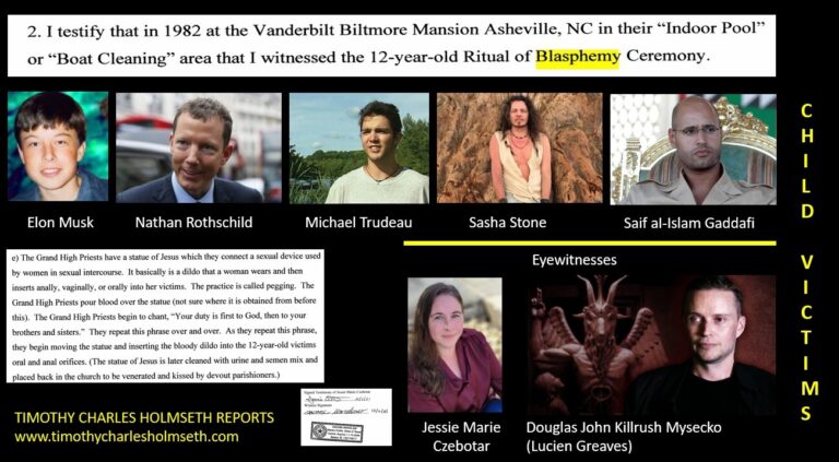 SATANIC CHILD RAPIST (of ELON MUSK and others) CARDINAL TIMOTHY DOLAN ...