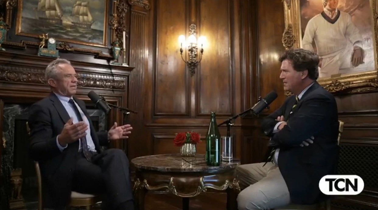 RFK JR to TUCKER CARLSON: PRESIDENT DONALD TRUMP DISCUCUSSING MILITARY ...