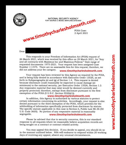 PENTAGON PEDOPHILE TASK FORCE INVESTIGATION: "MAXIMUS INC" & "MAXIMUS ...