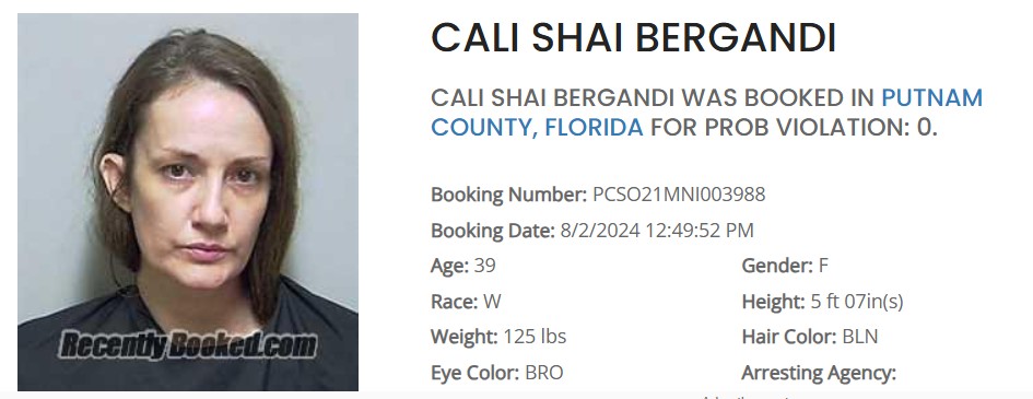 Cali Shai Bergandi Archives - TIMOTHY CHARLES HOLMSETH™ Reports