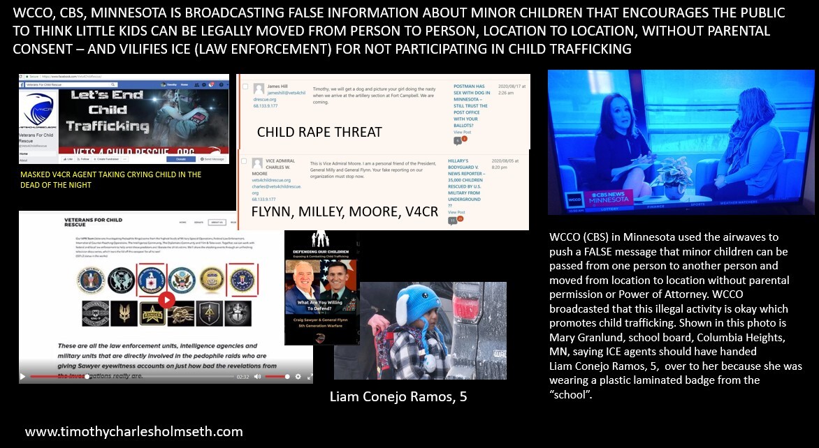 WAR REPORT: PUBLIC SAFETY ALERT! - WCCO, CBS, MINNESOTA SPREADING FALSE ...