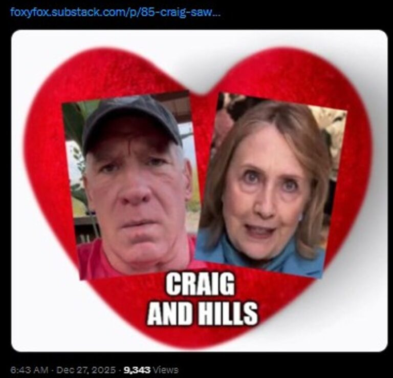 HILLARY WATCH - HILLARY CLINTON'S SATANIC AGENT CRAIG (SAWMAN) SAWYER ...